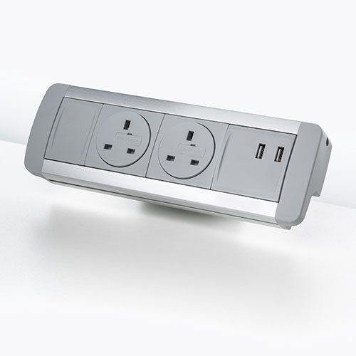 Summit - Flat desk top personal Power & data Module